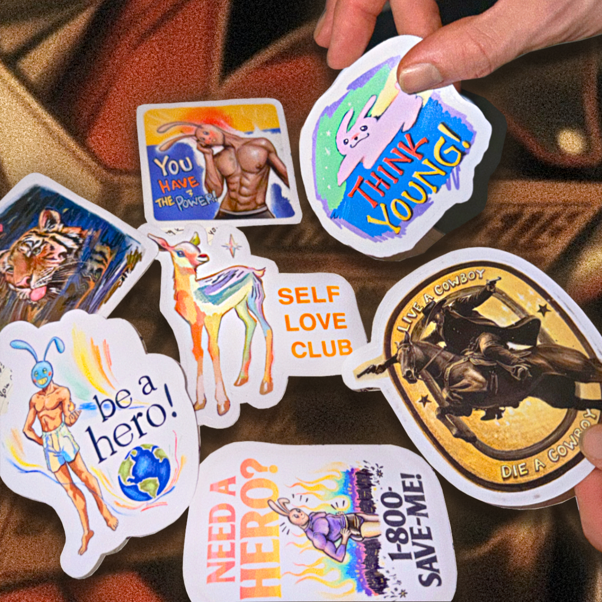 Cody Gene | "THINK YOUNG" STICKER PACK - The Complete Collection